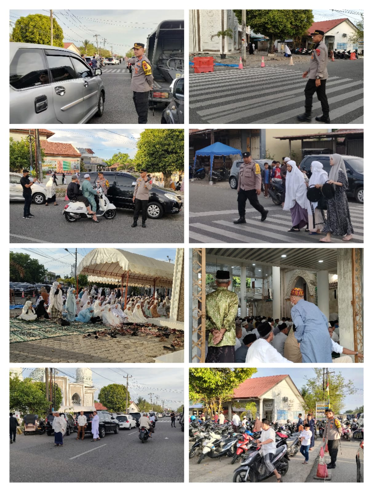 Lhong Raya Melaksanakan Shalat Idul Fitri 1444H